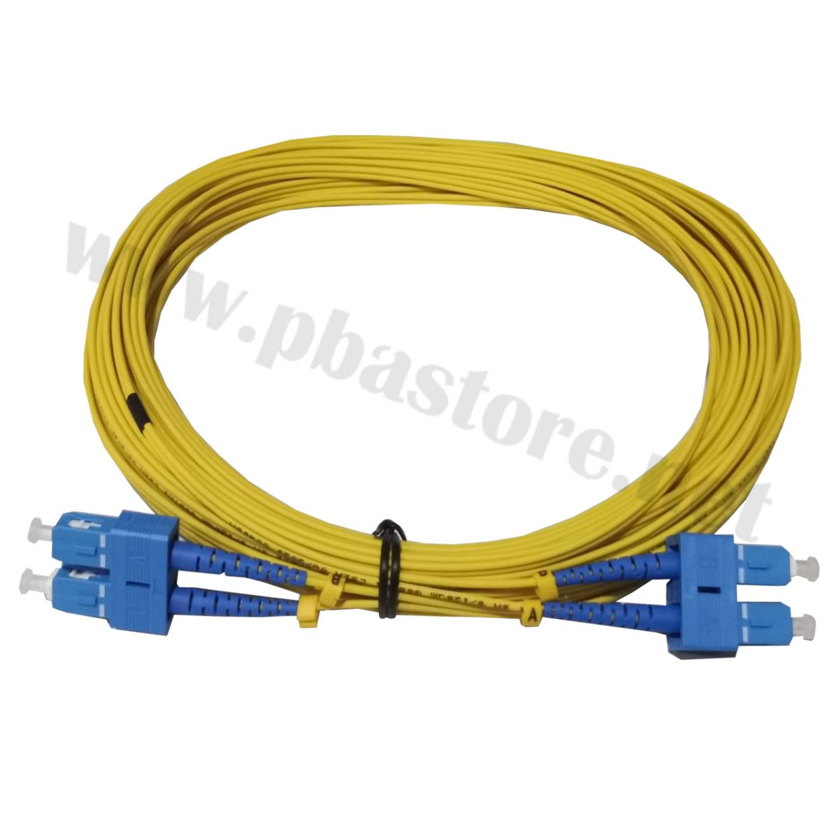 PATCH CORD FIBER 9/125 SC/UPC-SC/UPC SM-DX G657A1 2.0MM 15M สายไฟเบอร์เข้าหัวสำเร็จรูปชนิด SC ...